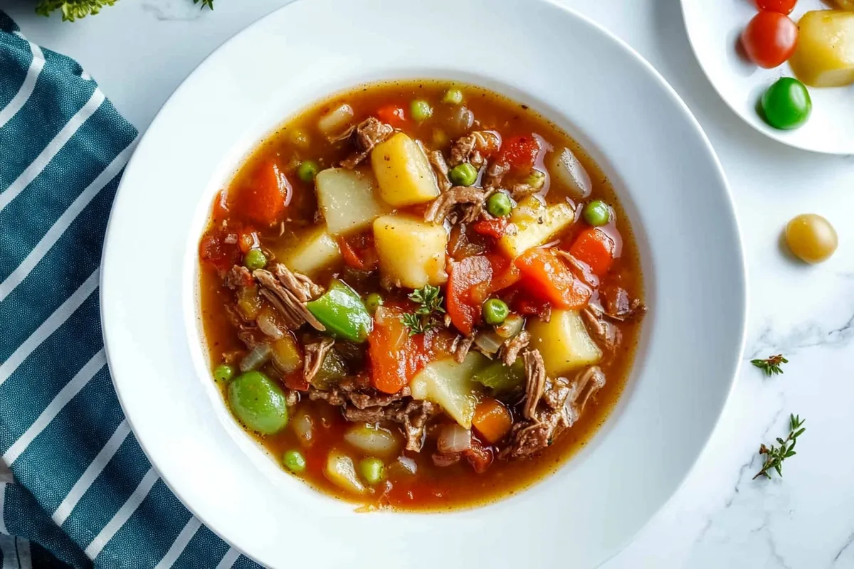 Old Fashioned Vegetable Beef Soup Recipe for Cozy Evenings